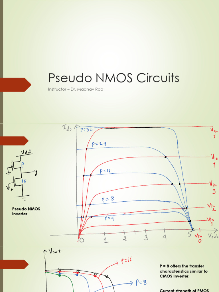 Lecture25 PseudoNMOSCircuits | PDF