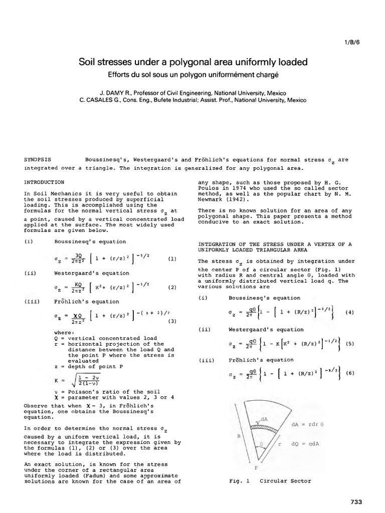 Soil Stress Analysis for Polygonal Loads | PDF | Area | Geometric Objects