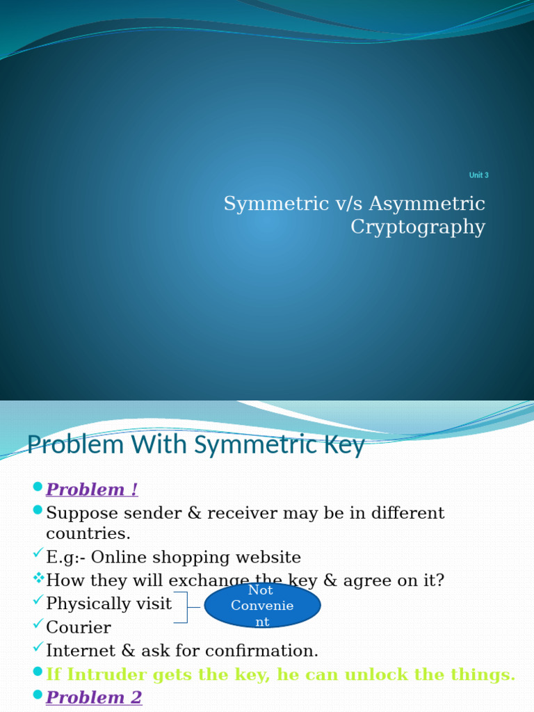 Difference Between 2 Cryptography Technique | PDF | Public Key Cryptography | Key (Cryptography)