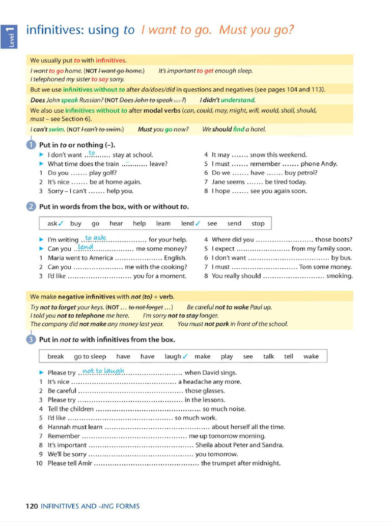 Ing and To Inf | PDF
