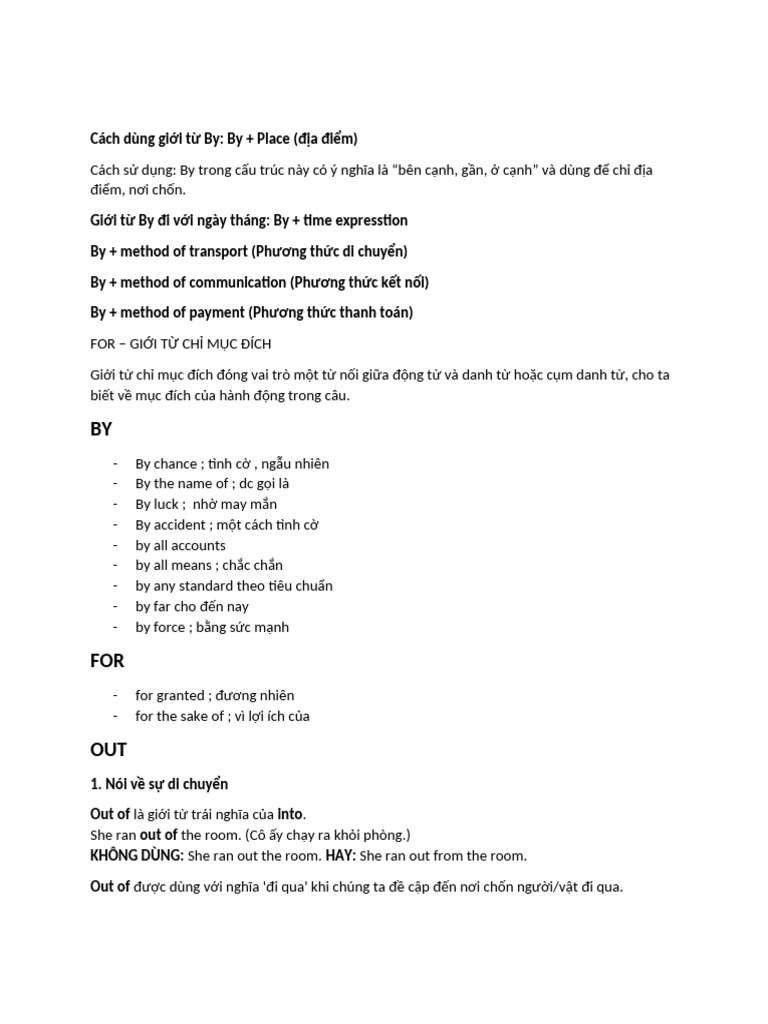 Cách Dùng Gi I T by | PDF