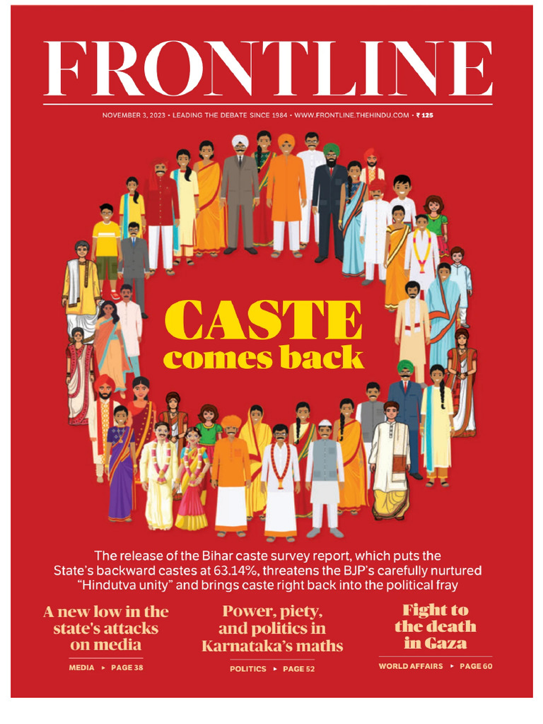 Frontline - Caste Comes Back - November 3 2023 | PDF