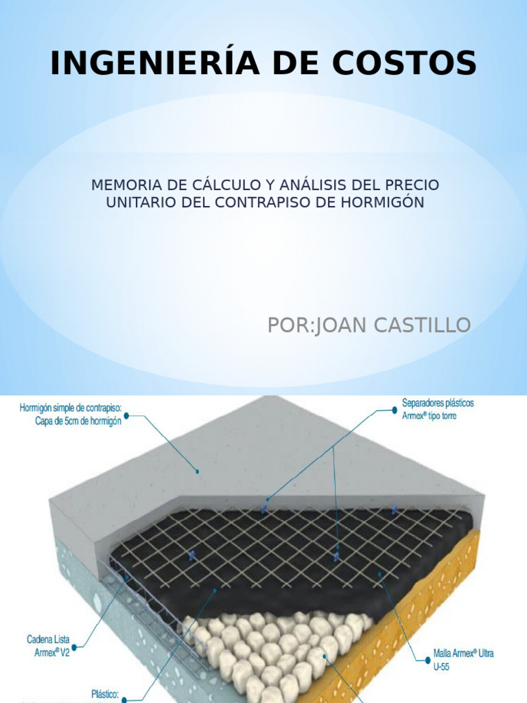 Contrapiso de Hormigon | PDF