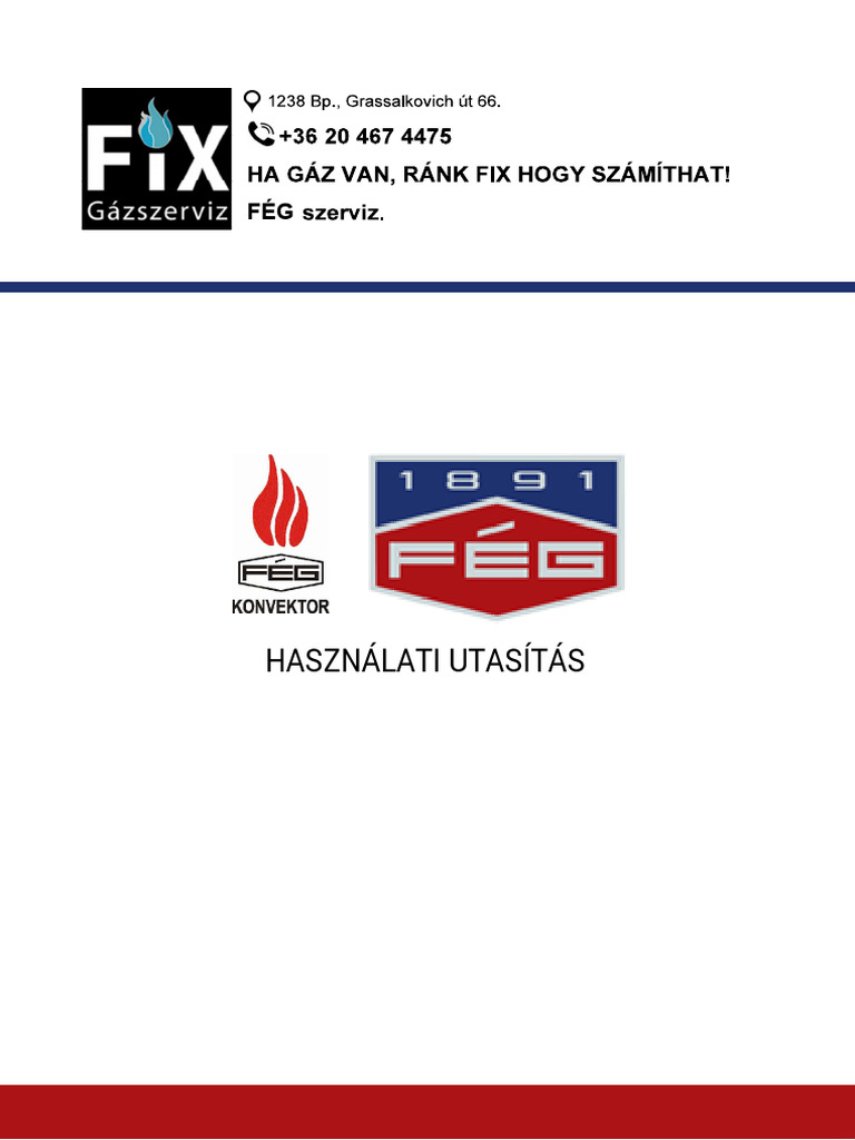 Feg C 24he Hasznalati - Utmutato | PDF