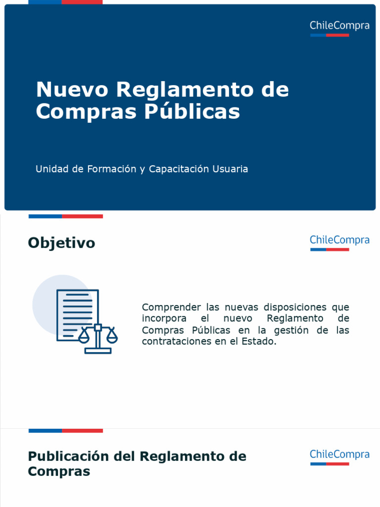 PPT. Nuevo Reglamento de Compras Públicas | PDF | Regulación | Business