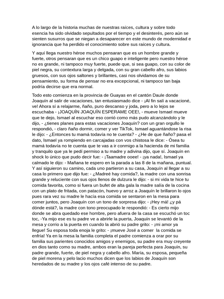 La Historia de Un Tambor | PDF | Ismael