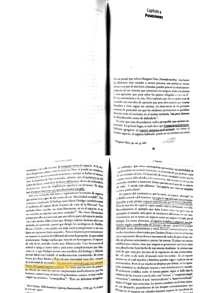 Habitar Como Un Pájaro - Vinciane Despret | PDF