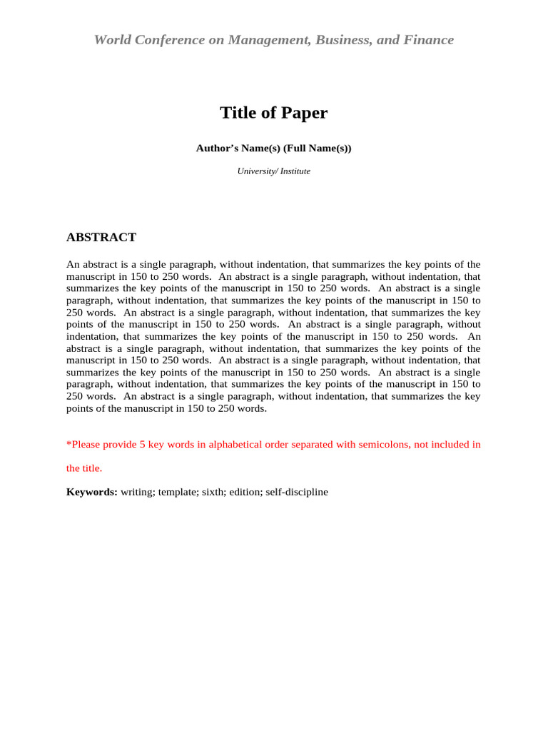 Abstarct-Format | PDF