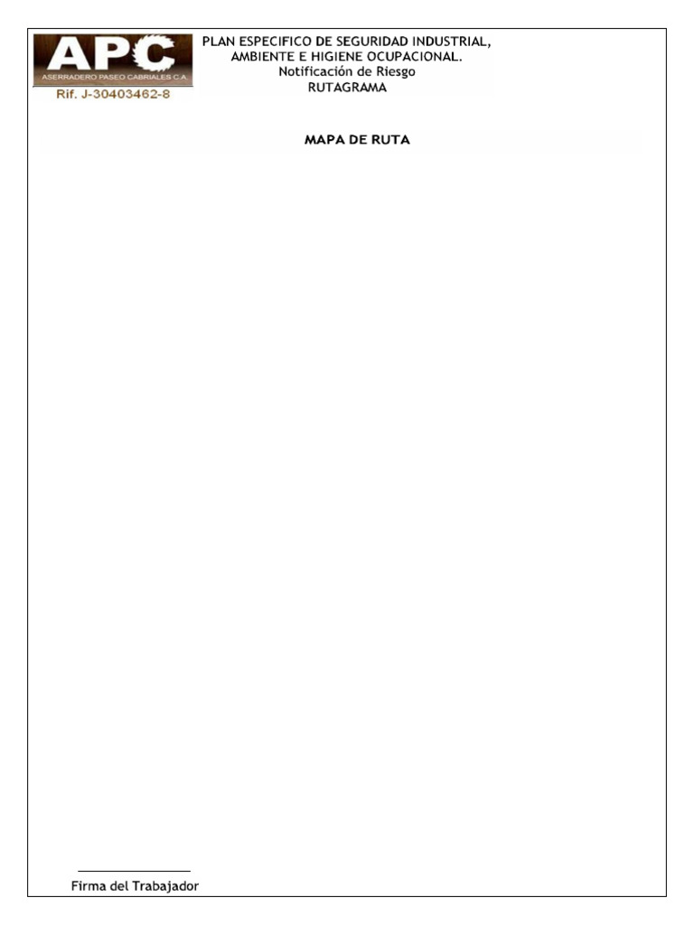 Formato de Rutagrama | PDF