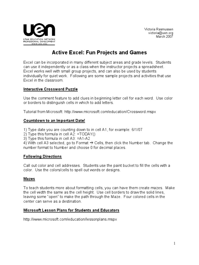 Active Excel | PDF | Microsoft Excel | Spreadsheet