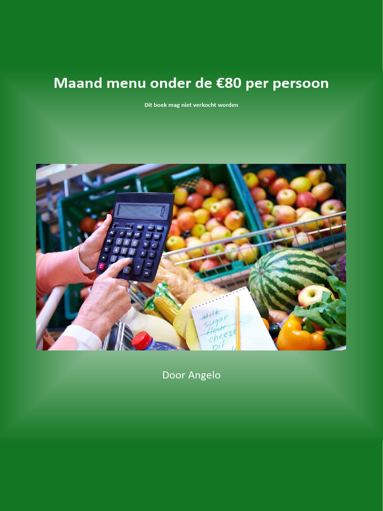 Maand menu onder de €80 per persoon | PDF