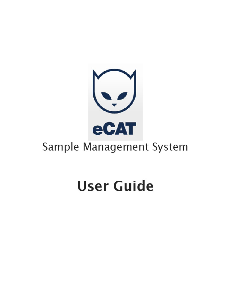 Sample Management System USER GUIDE | PDF | Comma Separated Values ...