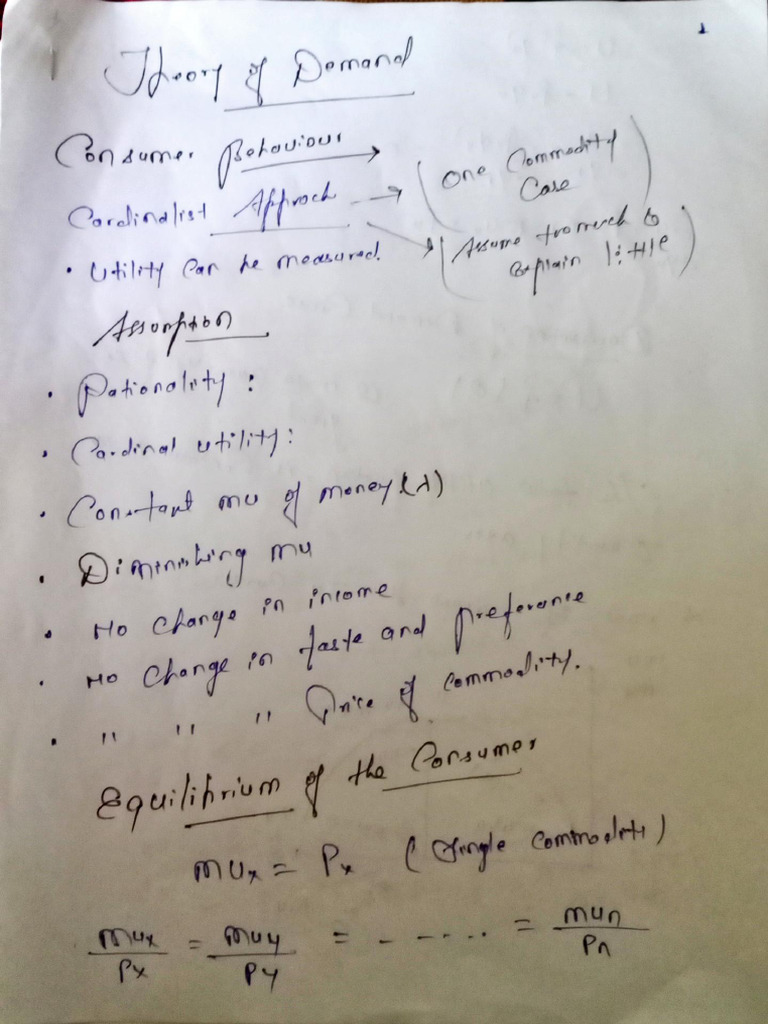 Theory of Demand Micronomics Mas Collel | PDF