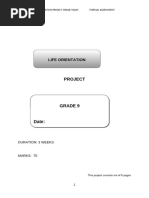Influences on Grade 9 Lifestyle Choices | PDF