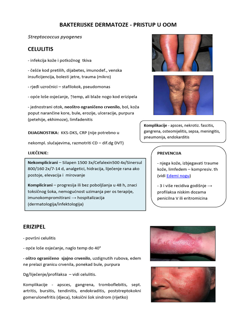 Bakterijske Dermatoze | PDF