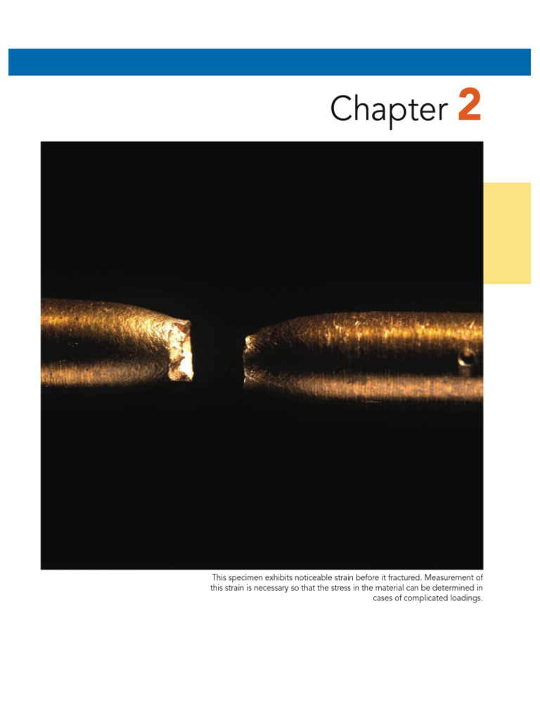 Strength of Materials Ch2 Copy | PDF | Deformation (Engineering) | Geometry