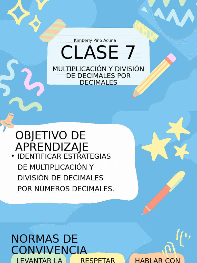 Multiplicación y División de Decimales Por Decimales | PDF