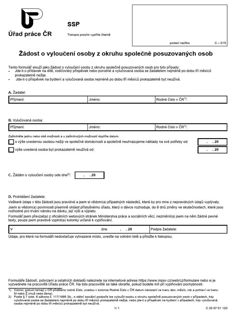Zadost-o-vylouceni-osoby-z-okruhu-spolecne-posuzovanych-osob | PDF