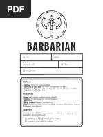 Barbarian Rage Damage Overview 5E | PDF | Gary Gygax Games | Dungeons ...