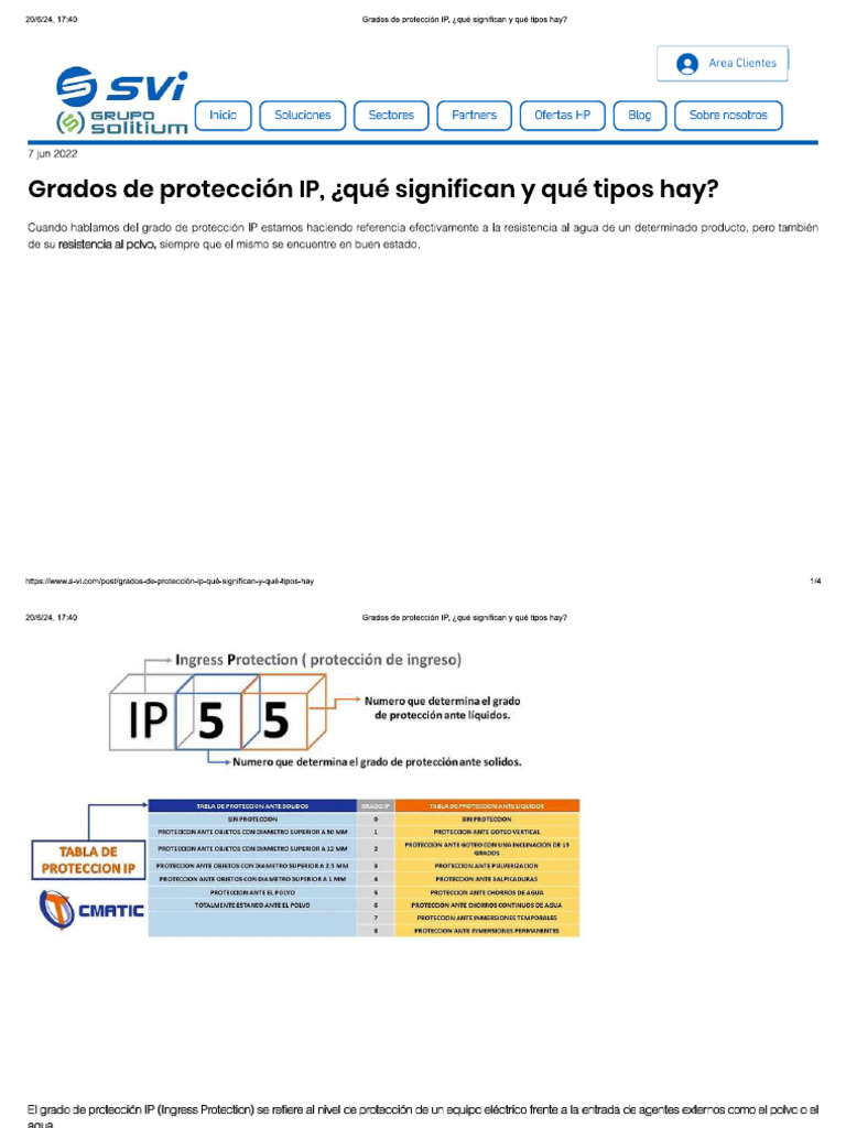 Grados IP | PDF
