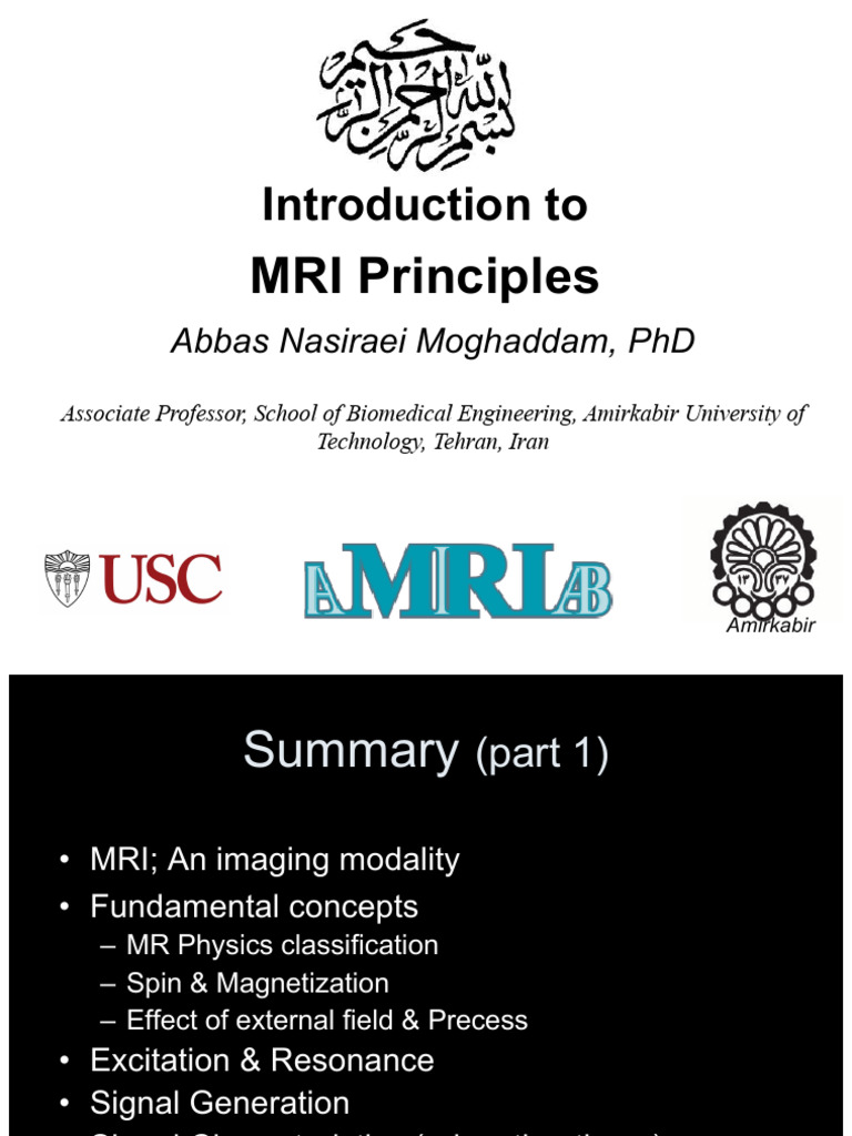 MRI Workshop Fundamentals 2 | PDF | Magnetic Resonance Imaging ...