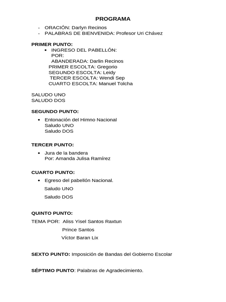 Programa Profe Uri Modificado | PDF