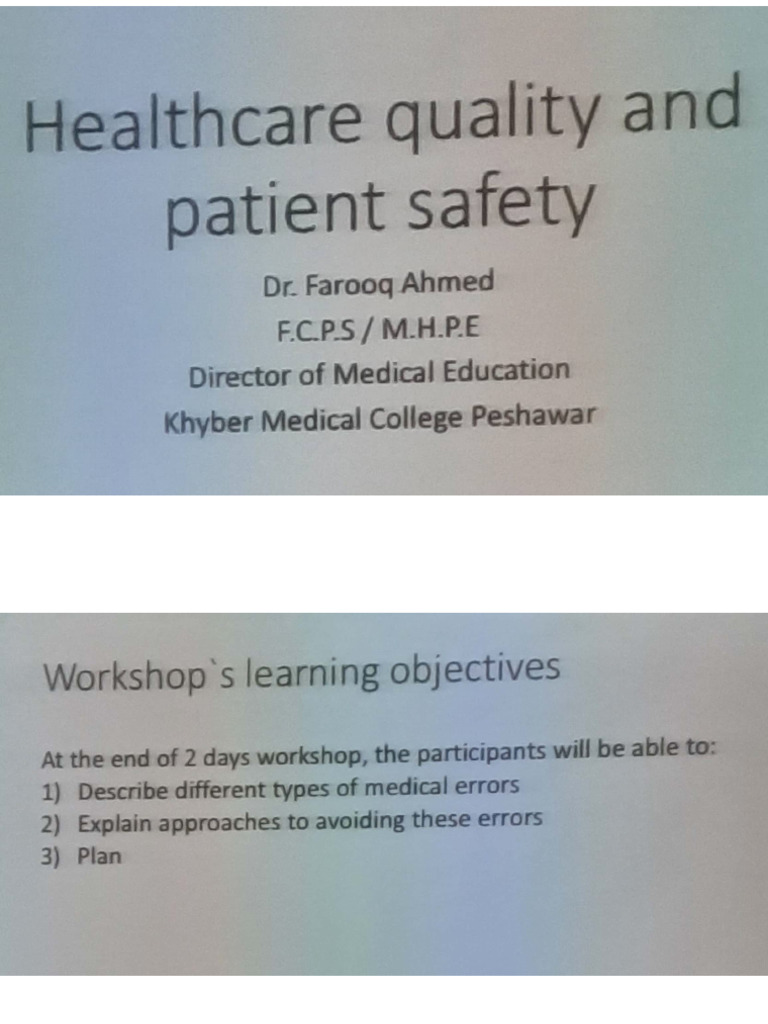 Med Education Patient Safety | PDF