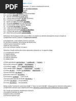 13.8. Exercícios de Complemento Nominal - Toda Matéria | PDF ...