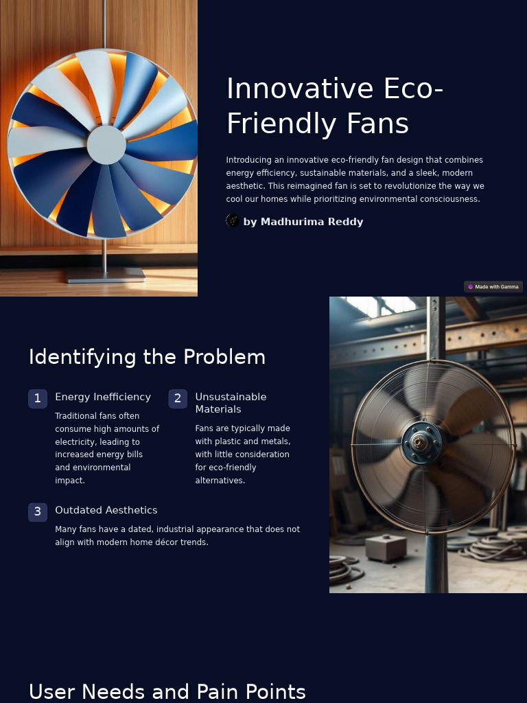 Innovative Eco Friendly Fans | PDF | Efficient Energy Use | Energy ...