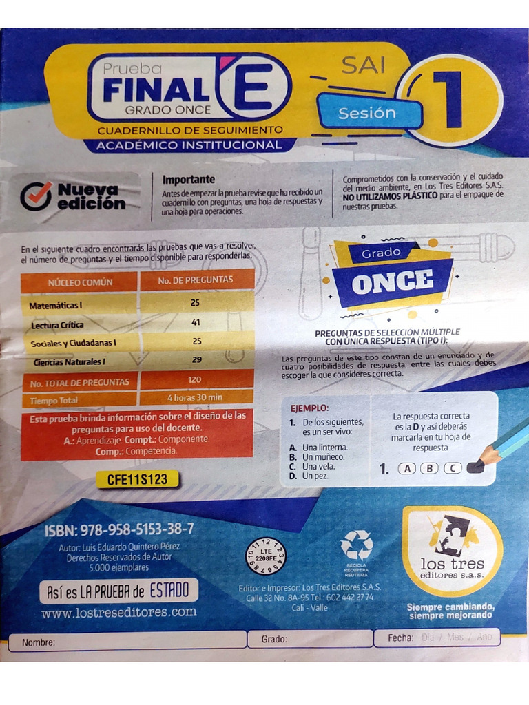 Simulacro 1 Icfes | PDF