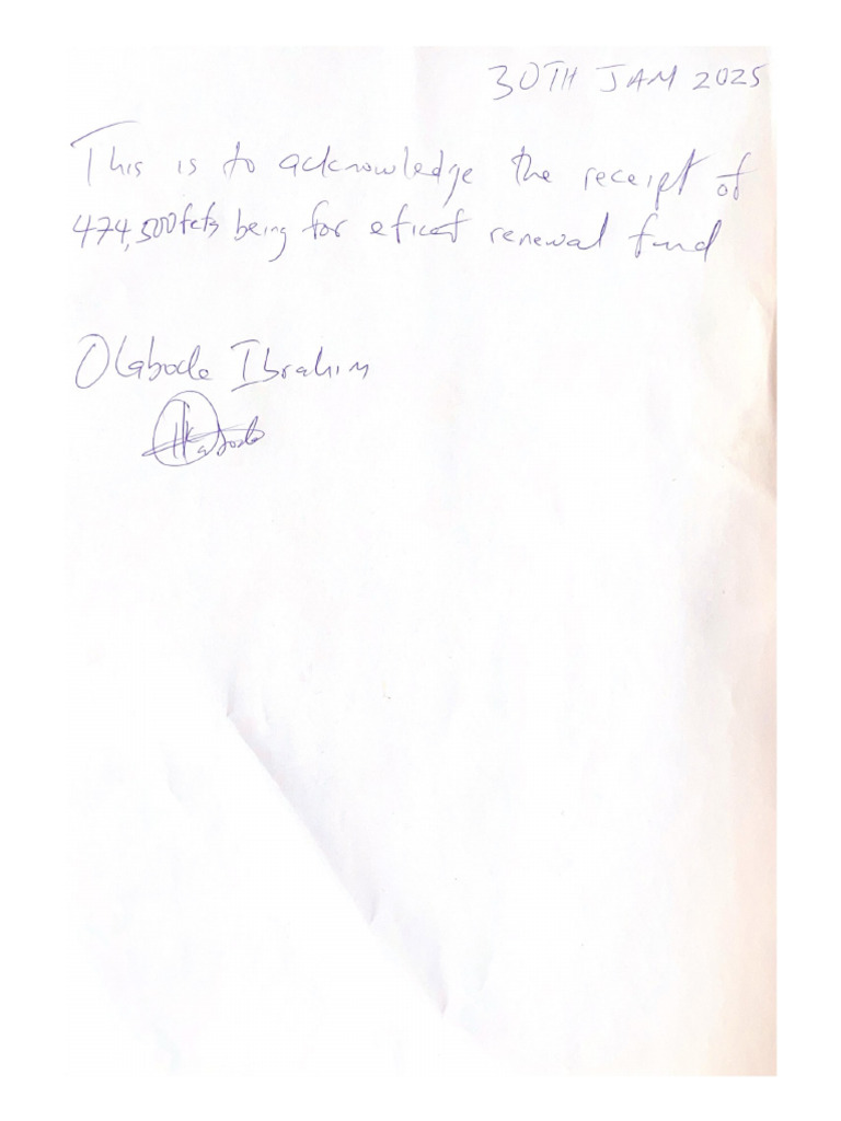 Eficef Receipt | PDF