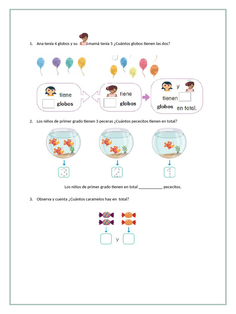 1° U1 Sem3 S9 Mat-Ficha | PDF