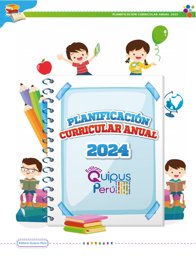 Planificación Curricular Anual 2024 - Editora Quipus Perú | PDF | Sustentabilidad | Aprendizaje