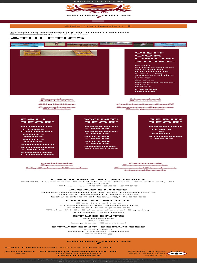 Athletics - Crooms Academy of Information Technology | PDF | Sports