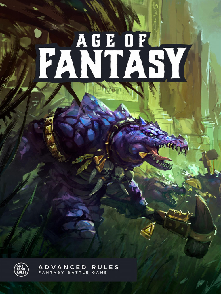 AoF - Advanced Rules v3.4.0 - Print-Friendly | PDF | Marksman | Sniper