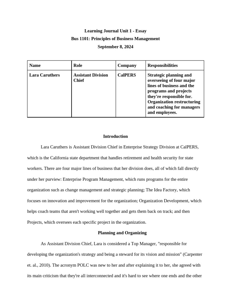 Learning Journal Unit 1 - Essay | PDF | Business Economics | Economies