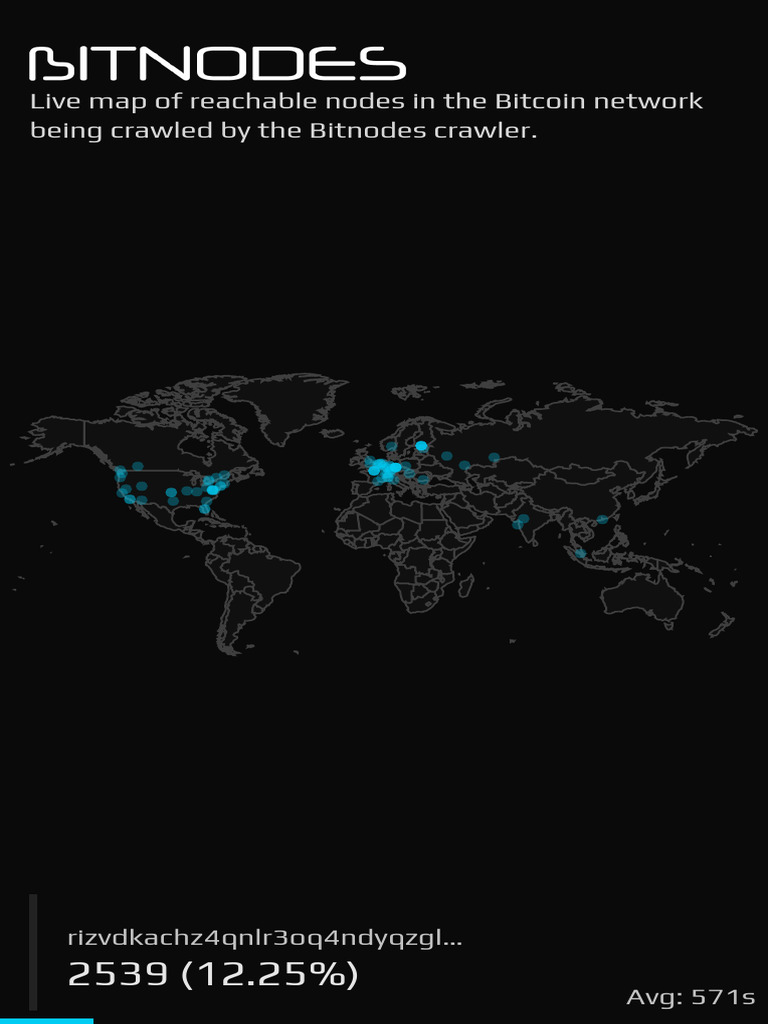 Bitcoin Network Live Map - Bitnodes | PDF