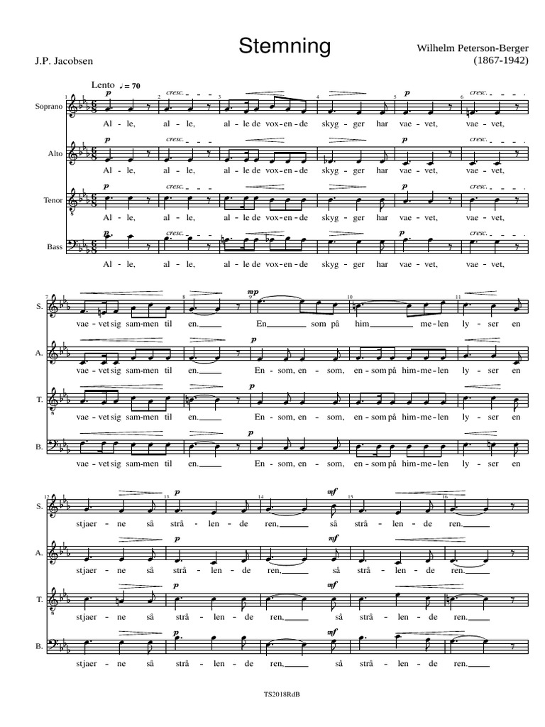 Stemning SATB | PDF