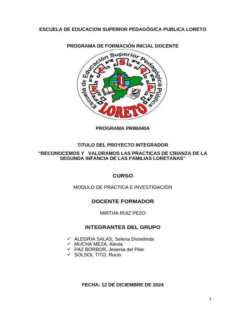 PROYECTO1 | PDF | Enseñando | Maestros