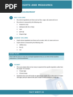 Measuring Ingredients Correctly: Worksheet #5 Lesson: Carryout ...