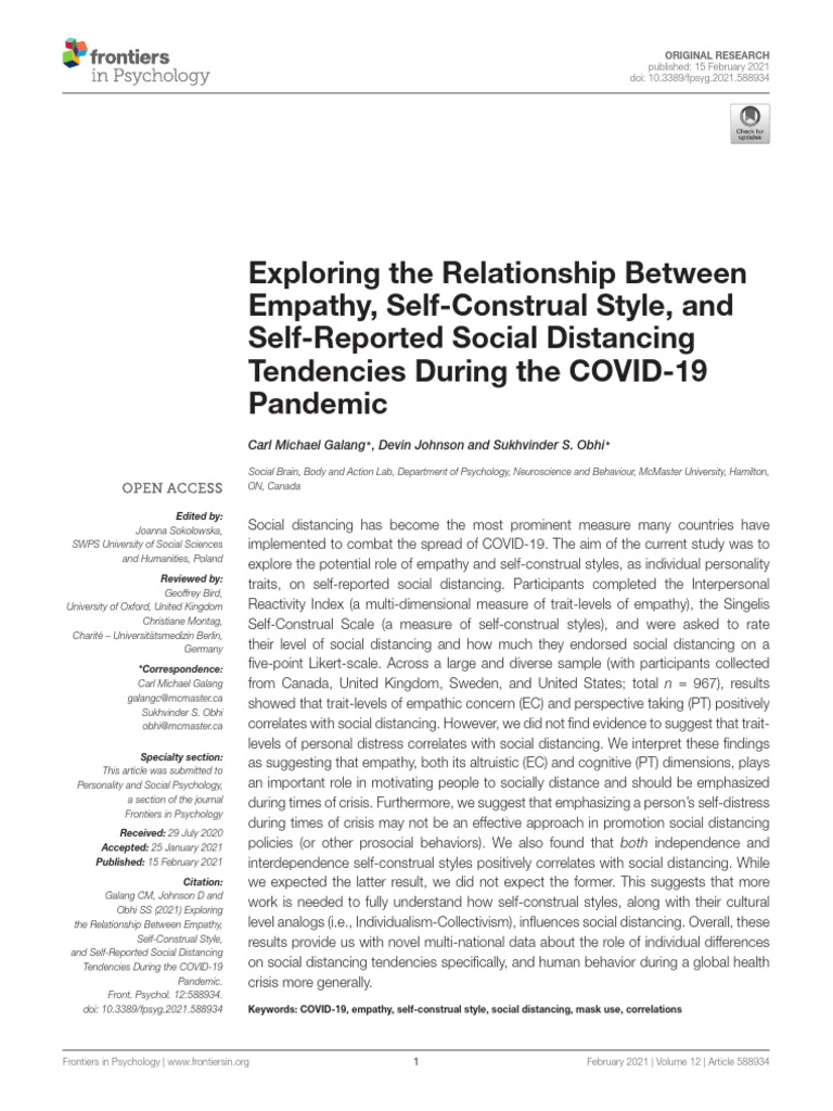 Exploring The Relationship Between | PDF | Empathy | White Americans