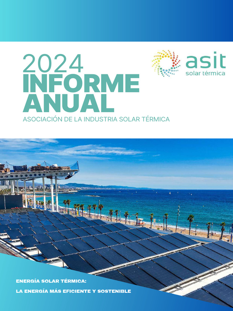 Memoria Asit 2024 | PDF | Energía solar | Energía renovable