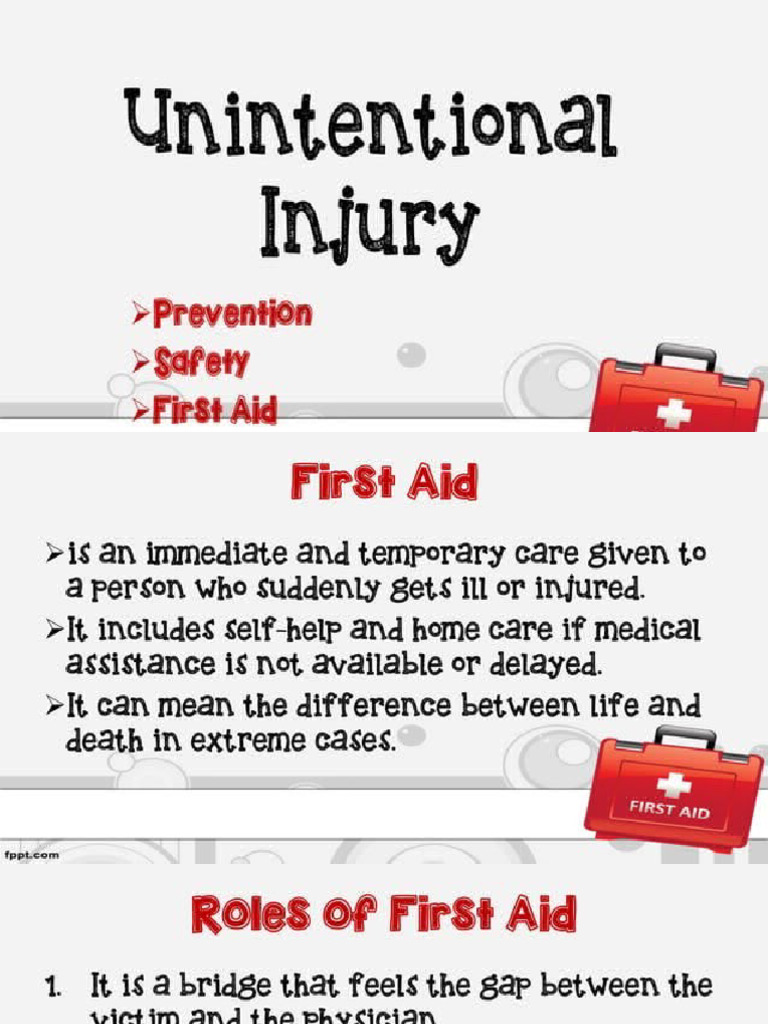 Unintentional Injury First Aid | PDF