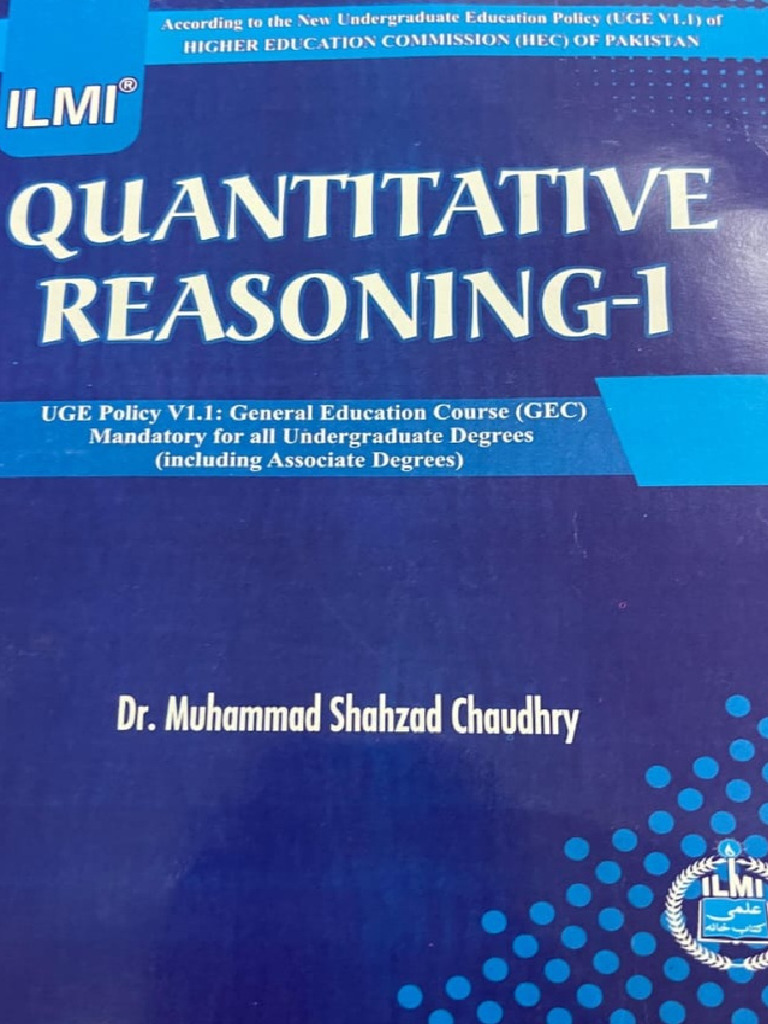 Quantitative Reasoning Resources in Urdu | PDF