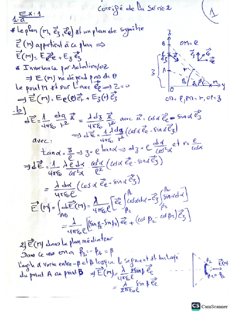 Corrigé Série2 | PDF