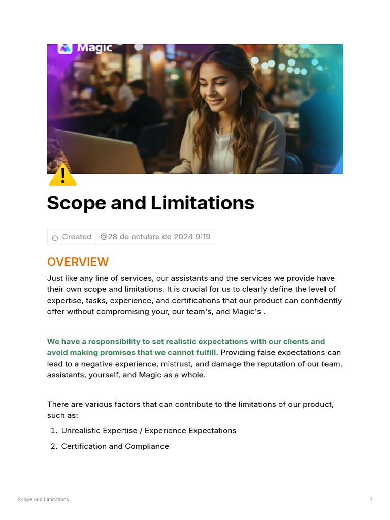 Ff9c6df4 28d2 440b 8783 13ff36f0e2e5 Scope and Limitations | PDF ...