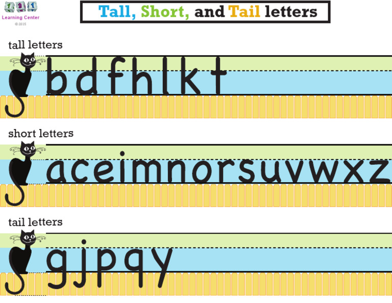Tall Letters: Learning Center | PDF