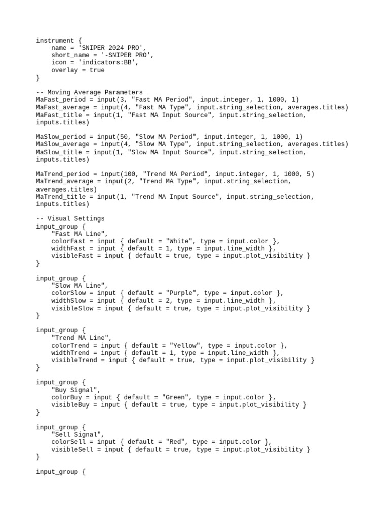 improved-sniper-script | PDF | Market Trend
