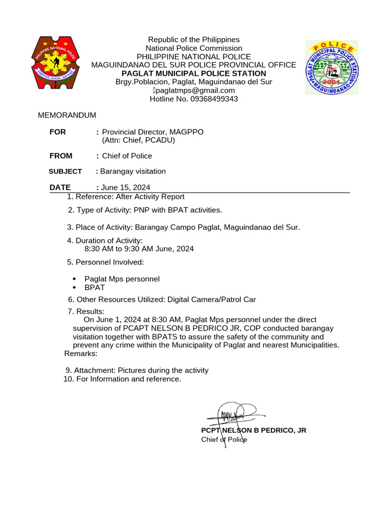 BPATs Monthly May To June, 2024 | PDF | Police | Criminal Law