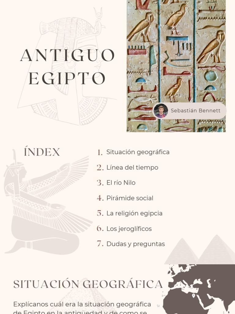 Antiguo Egipto: Sebastián Bennett | PDF | Antiguo Egipto | Jeroglíficos ...
